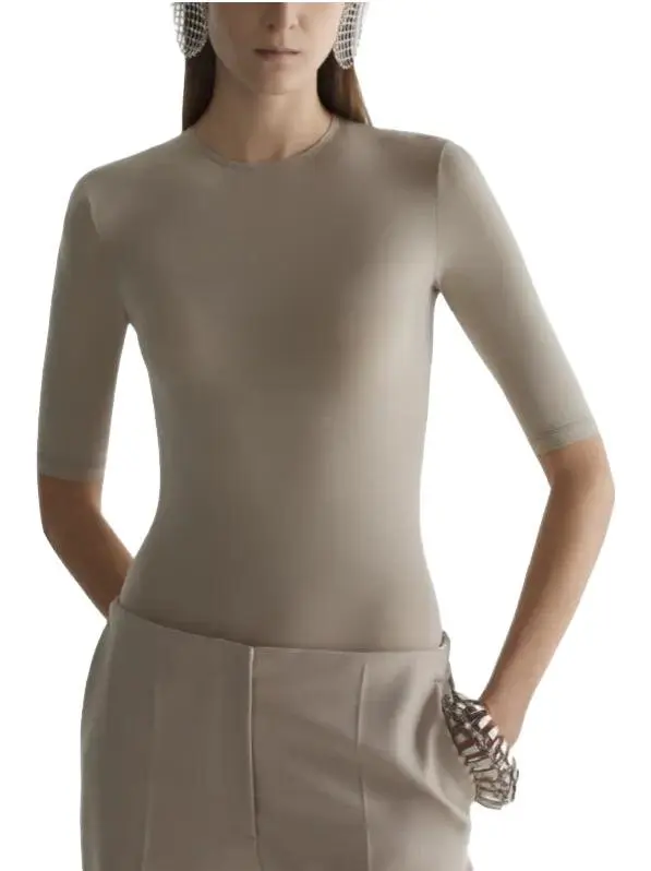 MUGLER Jersey T-shirt - No