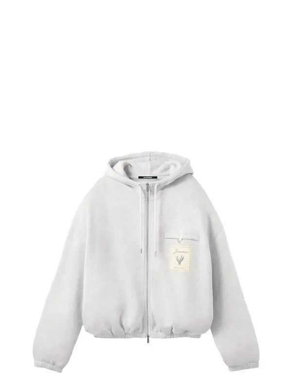 Jacquemus Zip Hoodie - Grey