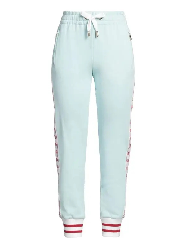 Dolce & Gabbana Logo Stripe Track Pants - Blue