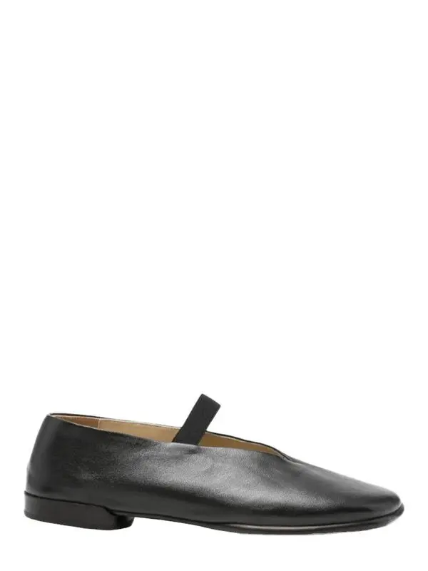 LEMAIRE Glove Flat Pumps - Dark Chocolate