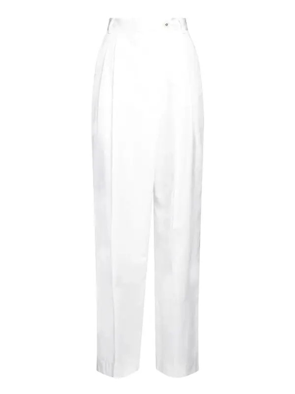 Dolce & Gabbana Loose-fitting Trousers - White
