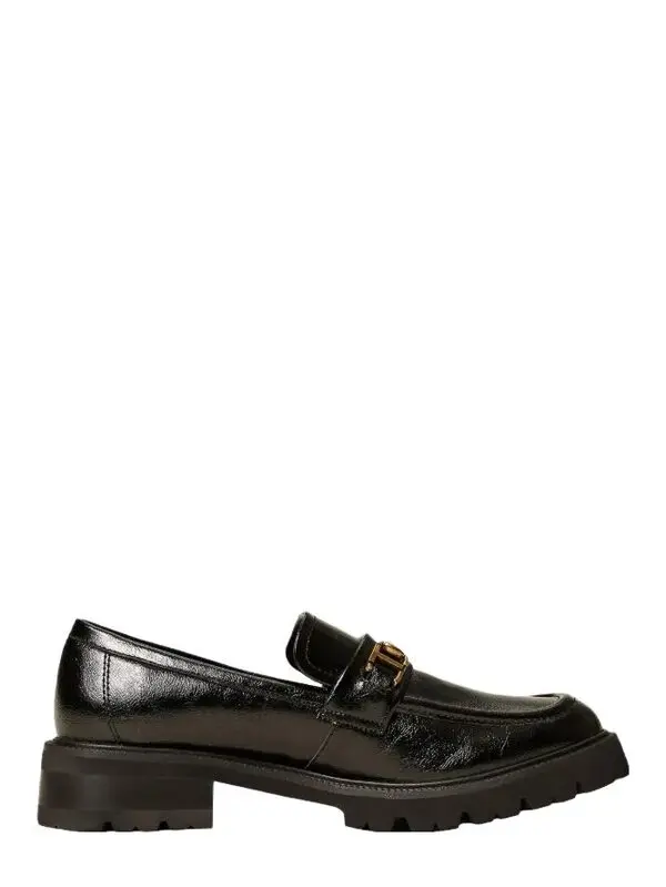 TWINSET Oval-clasp Loafers - Black
