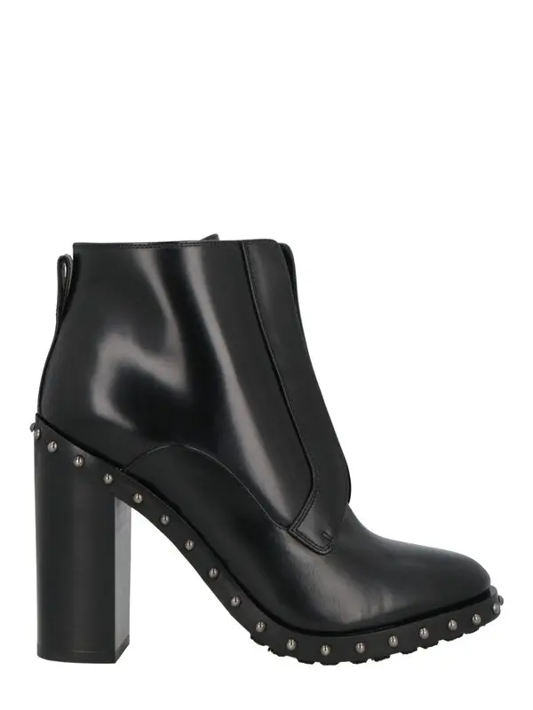 Dolce & Gabbana Studded Ankle Boots - Black