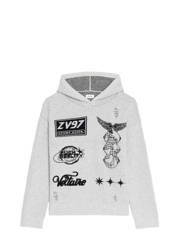 Zadig&Voltaire Graphic Print Hoodie - Grischineclai