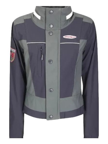 Martine Rose Paneled Logo Patch Jacket - Black