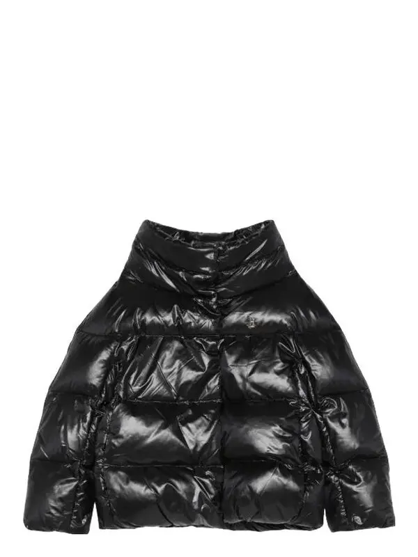 Herno Quilted High-neck Jacket - Black