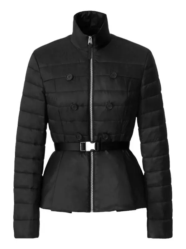 Mackage Serafina Belted Quilted Jacket - Black