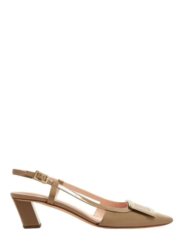 ROGER VIVIER Belle Vivier High-heeled Sandals - Nude