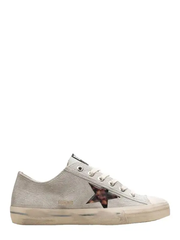 GOLDEN GOOSE V-star Sneakers - Nude