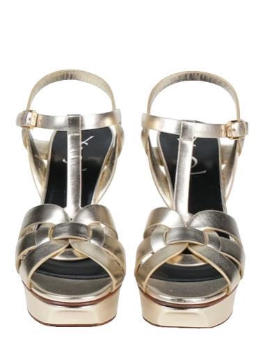 Saint Laurent Tribute Platform Sandals - No