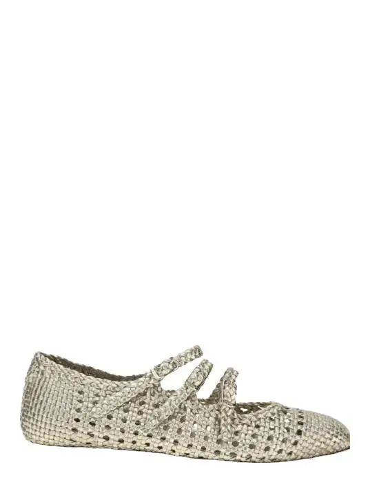 CAREL Woven Ballet Flats - Nude
