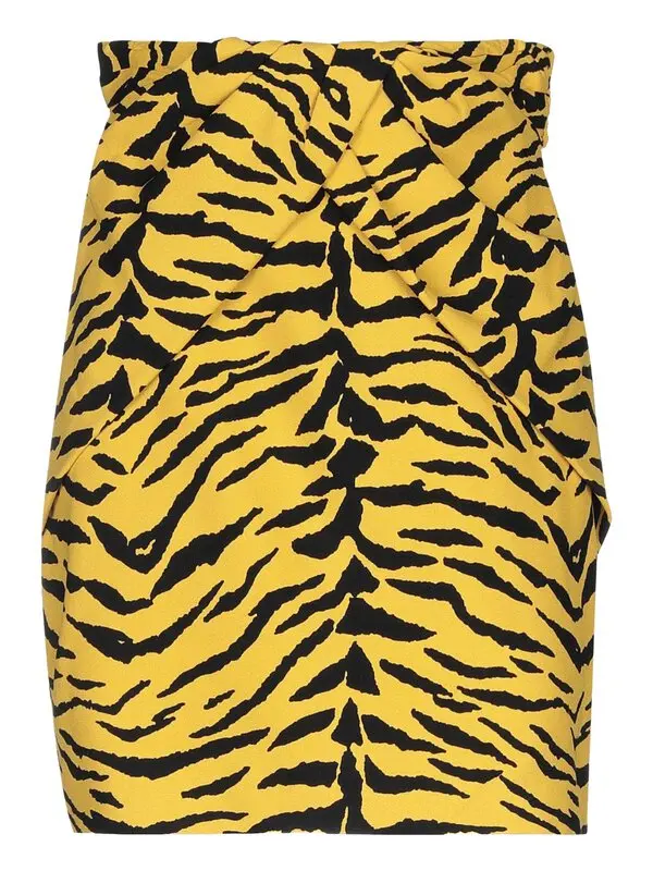 Saint Laurent Mini Skirts - Yellow