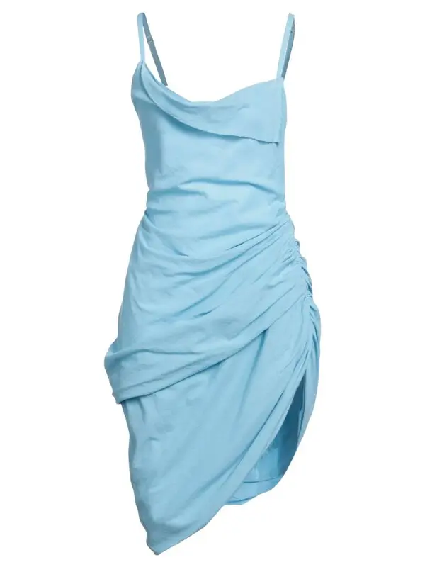Jacquemus Sleeveless Gathered Dress - Blue