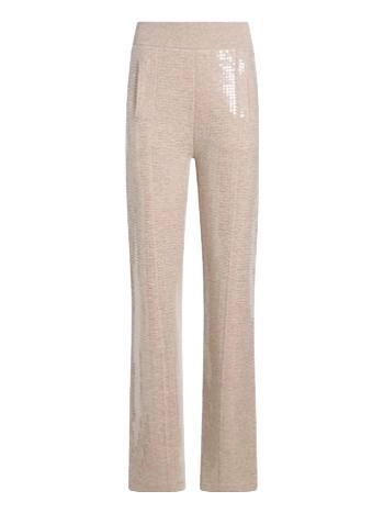 Burberry Sequined Jersey Trousers - Beige