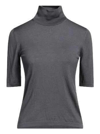 Max Mara Solid Color Knit Top - Grey