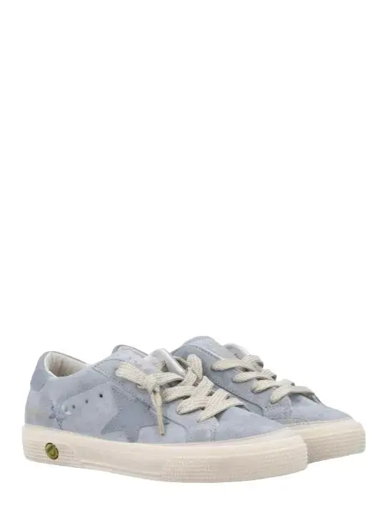 GOLDEN GOOSE Lace-up Sneakers With Perforated Details - Gray