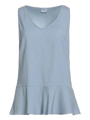 Brunello Cucinelli Sleeveless Stretch Top - Blue