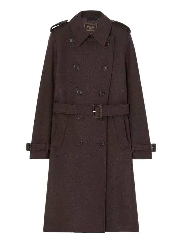 Loro Piana Kerril Trench Coat - Black