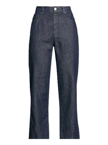 Max Mara Denim Straight-leg Pants - Blue