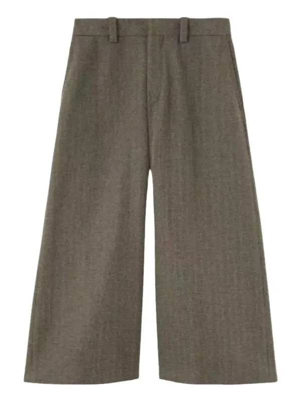 Loro Piana Drake Tweed Casual Pants - Green