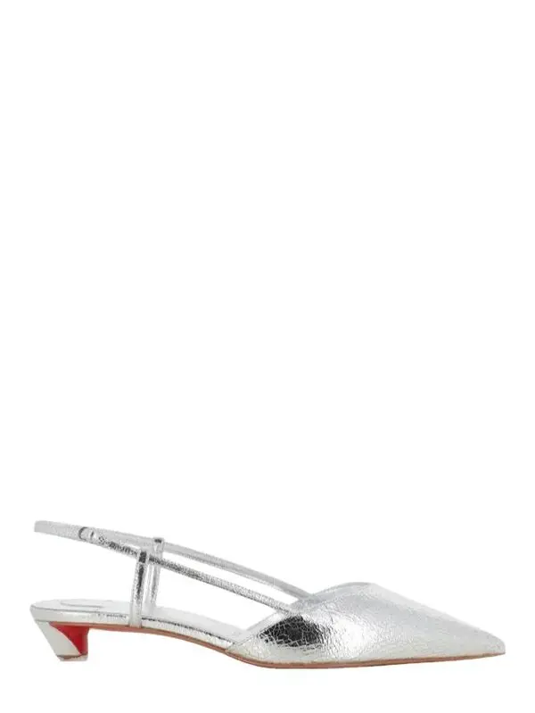 CHRISTIAN LOUBOUTIN Miss Z Slingina Slingback Pointed-toe Pumps - White