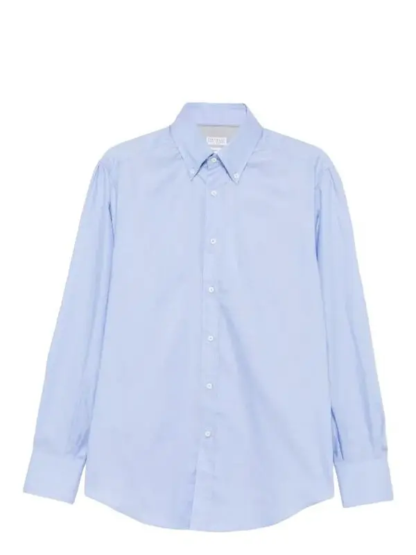 Brunello Cucinelli Long-sleeved Shirt - Light Blue