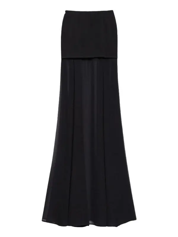 ANIYE BY Lavinia Layered Maxi Skirt - Black
