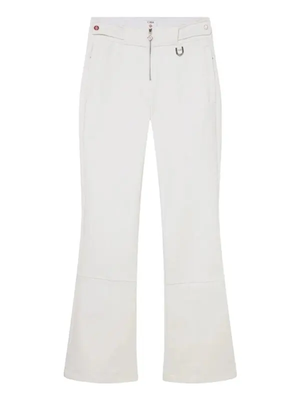 Casablanca Logo Detail Flared Ski Pants - White