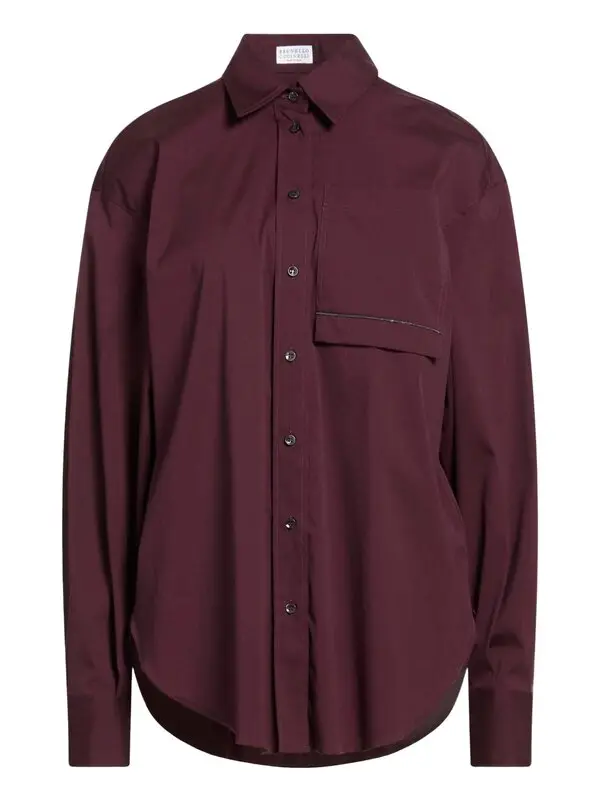 Brunello Cucinelli Long Sleeve Shirt - Red