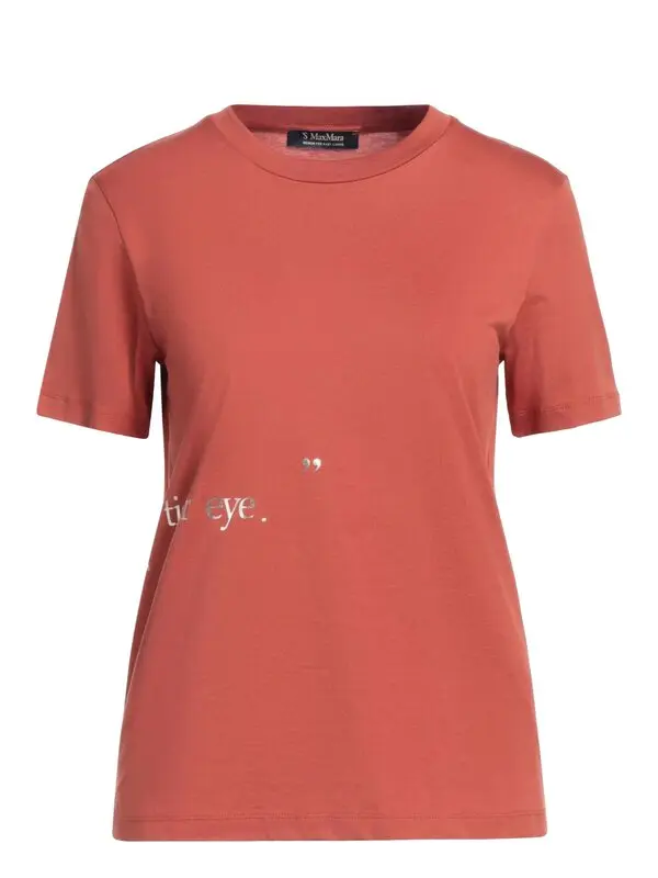 Max Mara Printed Short-sleeve T-shirt - Red