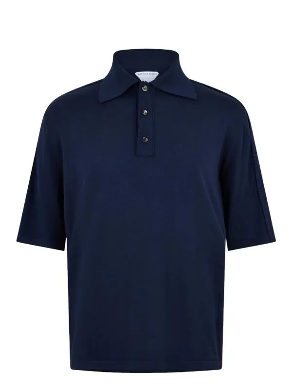 Bottega Veneta Wool Polo - Black
