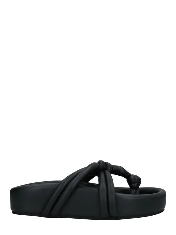MAISON MARGIELA Thong Flip Flops - Black