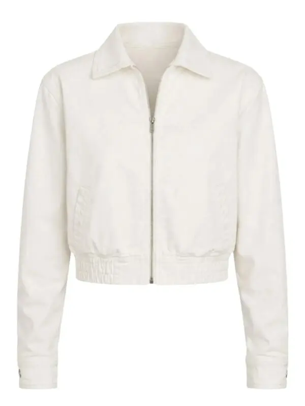 NILI LOTAN Najac Denim Jacket - Cream
