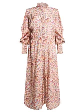 Isabel Marant Étoile Paisley Print Long Sleeve Shirt Dress - No