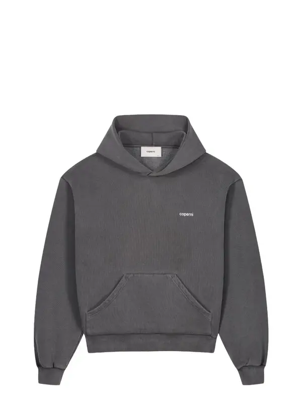 Coperni Logo-print Hoodie - Grey