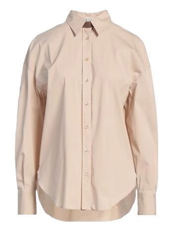 Brunello Cucinelli Solid Color Embellished Shirt - Beige