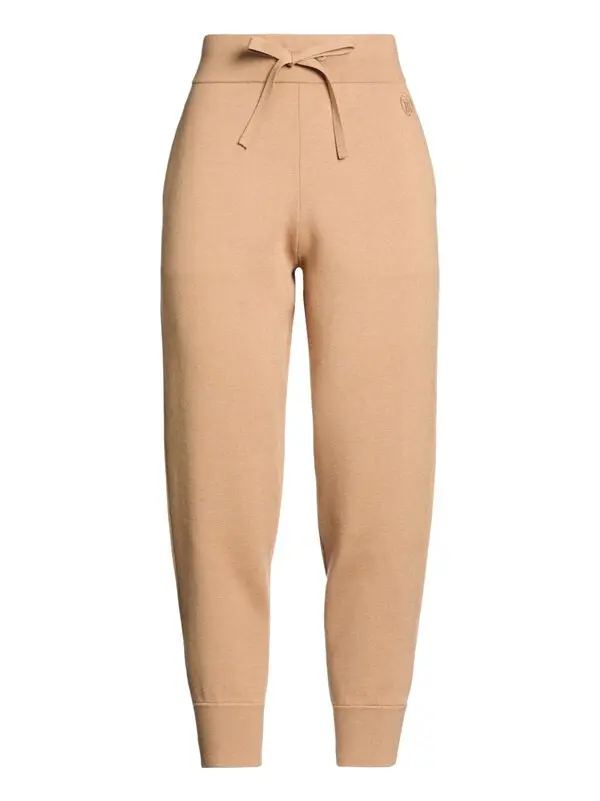 Burberry Slim-fit Knit Drawstring Pants - Camel