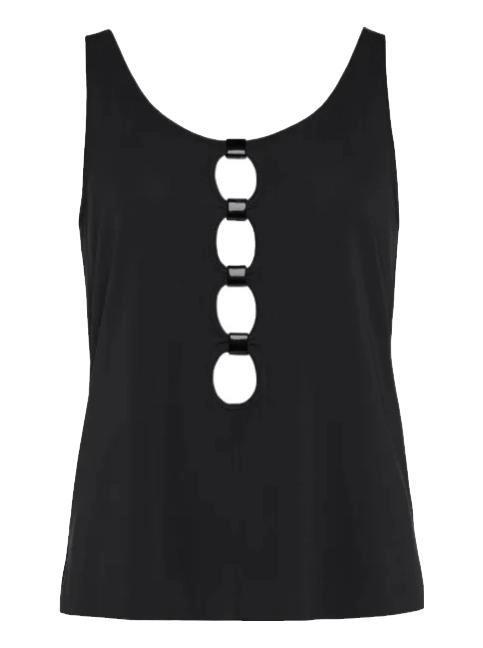 ERES Sleeveless Cutout Top - Black