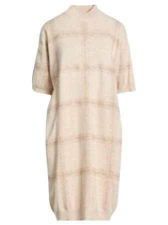 Brunello Cucinelli Knit Dress With Sequins - No