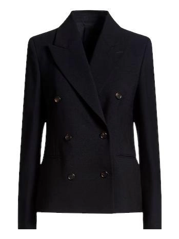 Brunello Cucinelli Double-breasted Wool Blazer - Blue