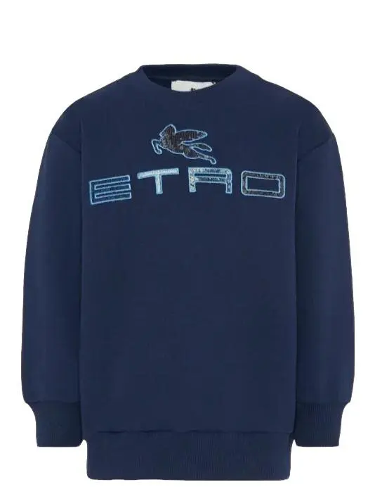 Etro Logo Pullover - Blue