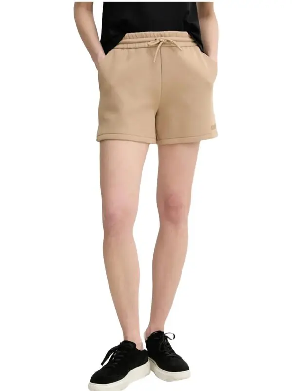 Mackage Drawstring Logo Detail Shorts - Light Camel