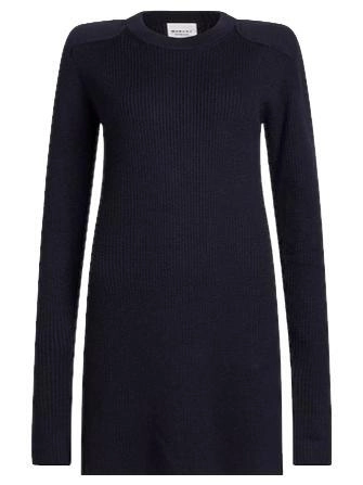 Isabel Marant Étoile Ribbed Knit Long Sleeve Dress - Blue