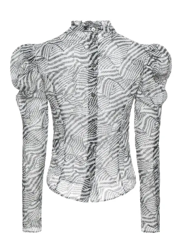 Isabel Marant Étoile Color Block Shirt - White