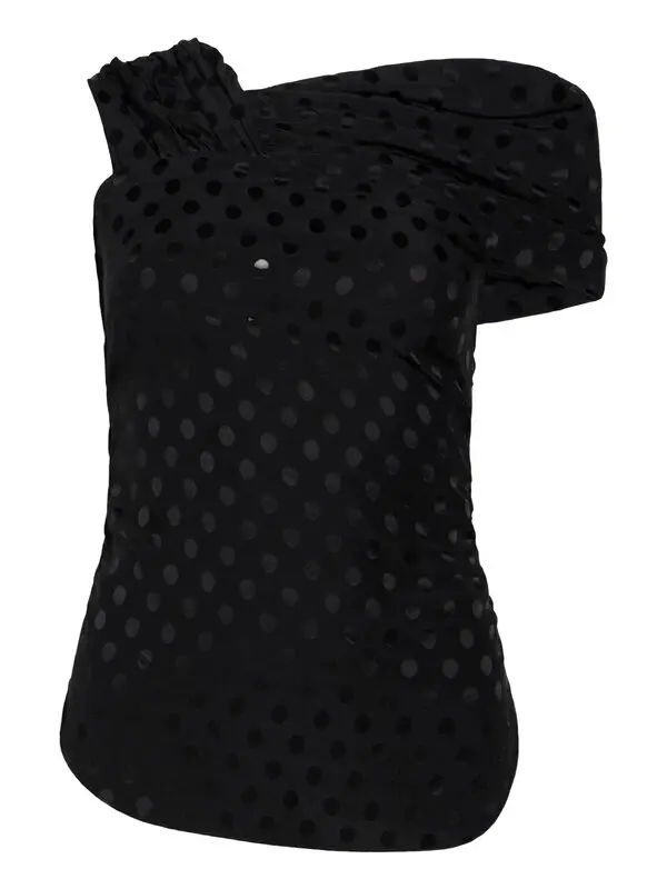 Isabel Marant Étoile One-shoulder Draped Top - Black