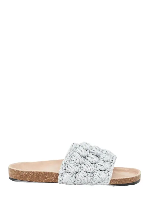 J.W.ANDERSON Braided Flat Sandals - White