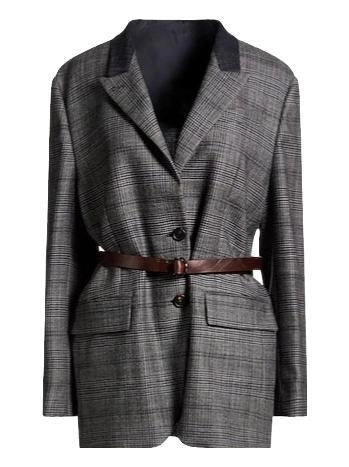 Brunello Cucinelli Prince Of Wales Check Wool Blazer - Blue