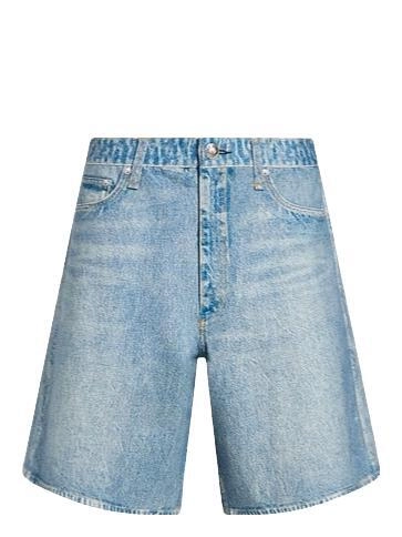 Rag & Bone Light Wash Denim Shorts - Blue