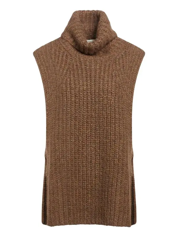 Isabel Marant Étoile Solid Sleeveless Knit Vest - Brown