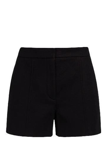 Sportmax Solid Wool Tailored Shorts - Black